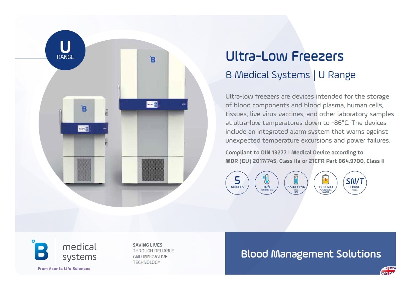 Minus 80 Freezer for Blood & Laboratory Samples - B Medical Systems (IN)