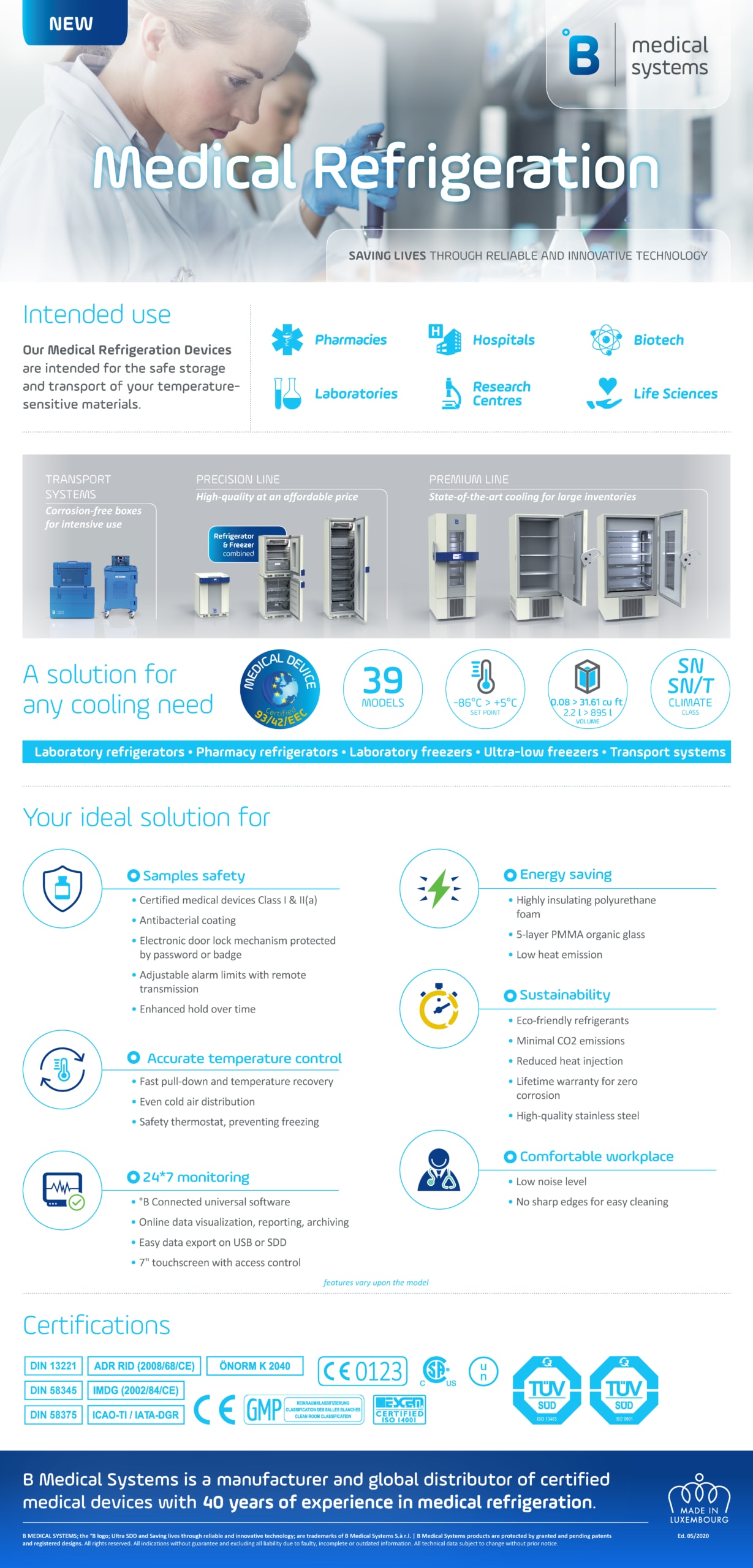 Medical Refrigeration Solutions - B Medical Systems