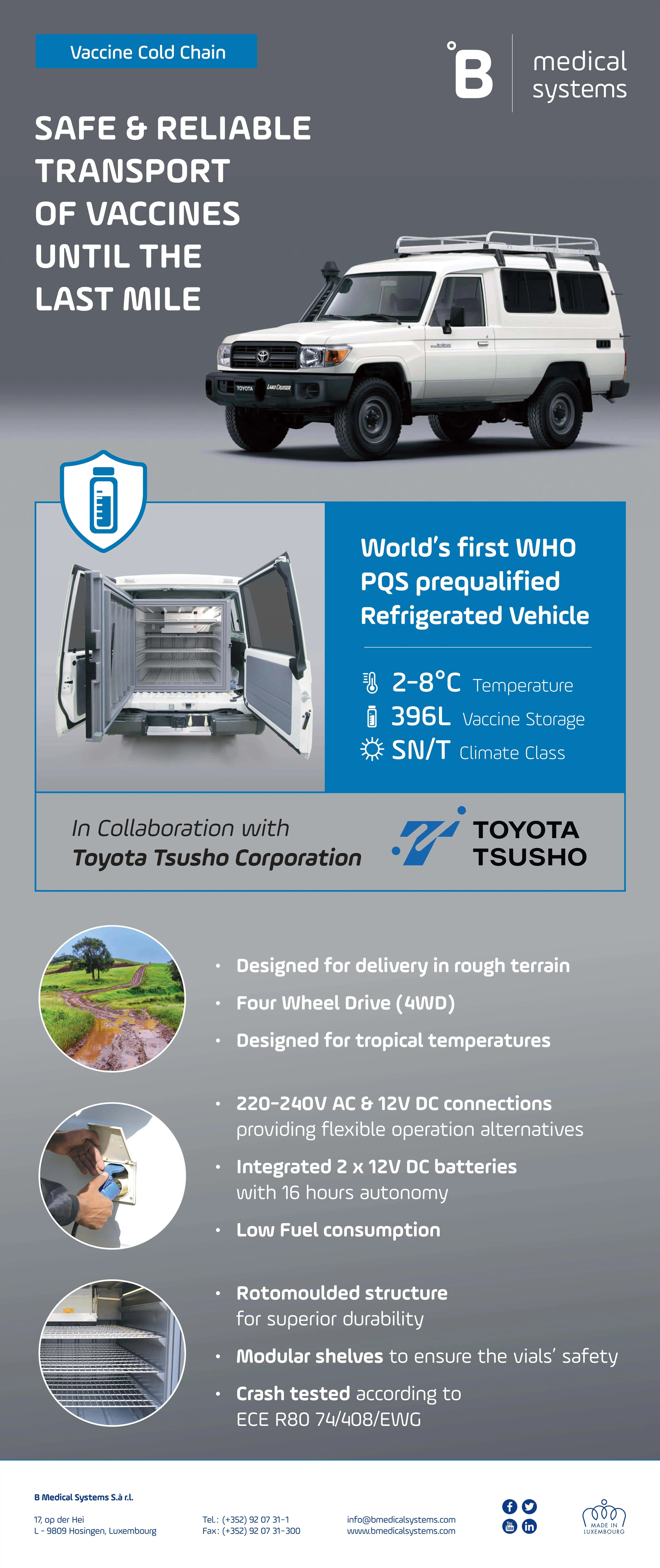 Safe & reliable transport of vaccines until the last mile - B Medical ...