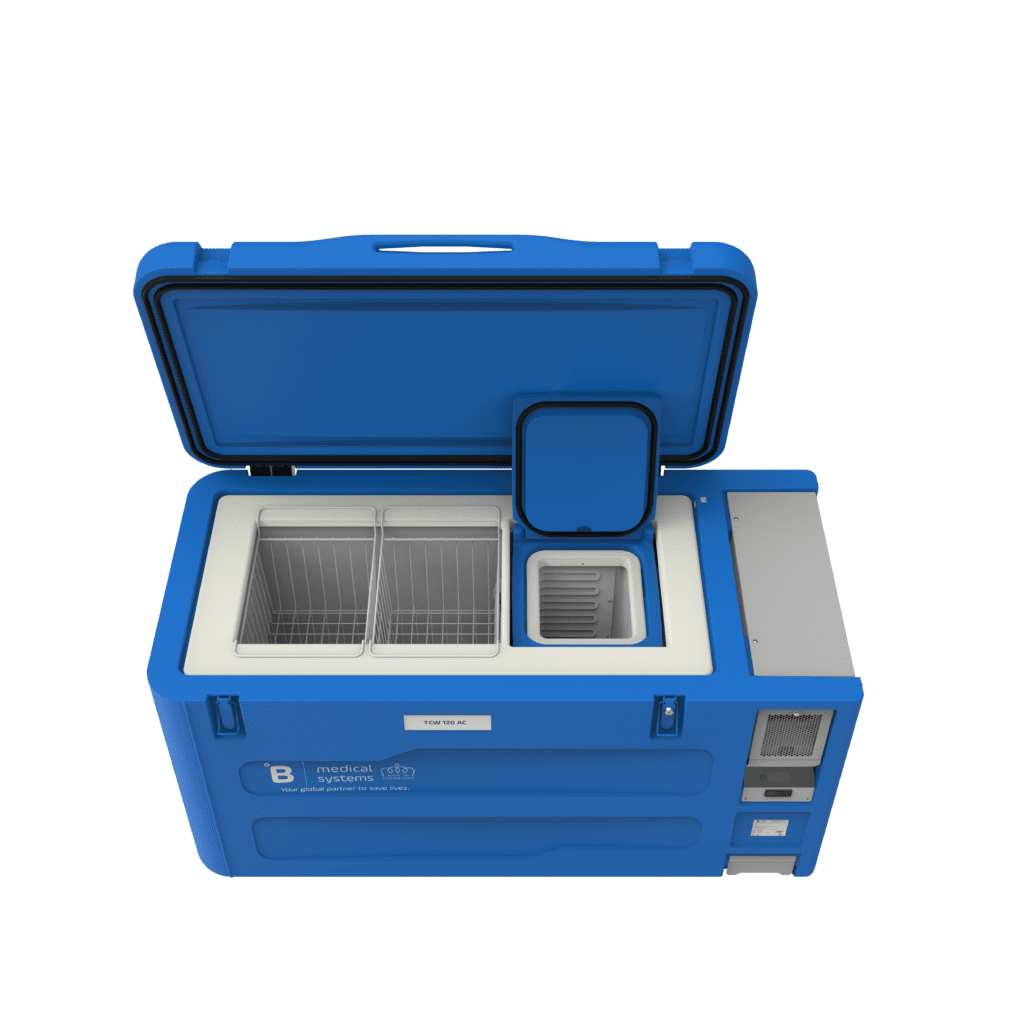 Vaccine Refrigerator / Ice-pack Freezer TCW 120 AC - B Medical Systems