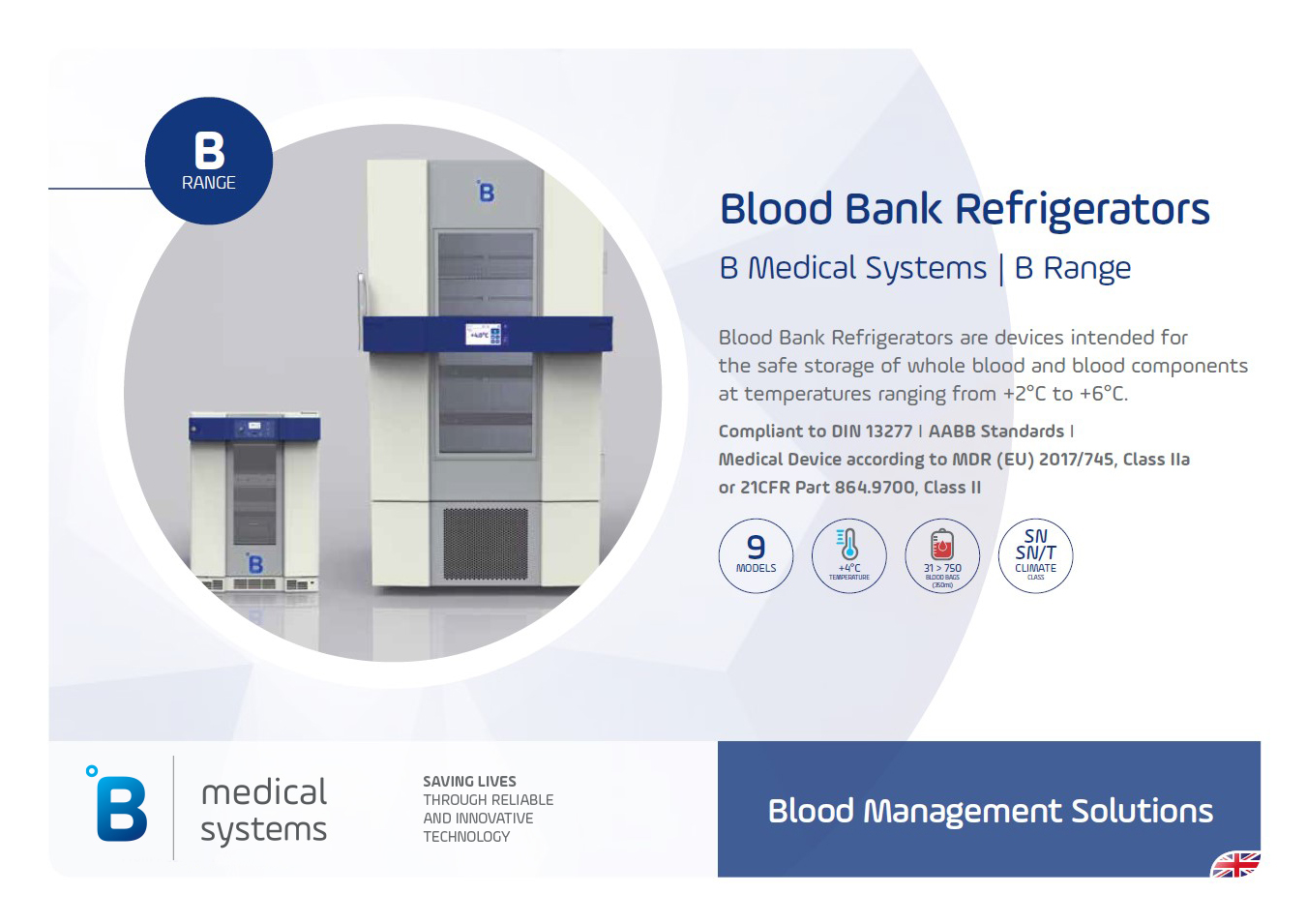 Blood Bank Refrigerator B131 - B Medical Systems