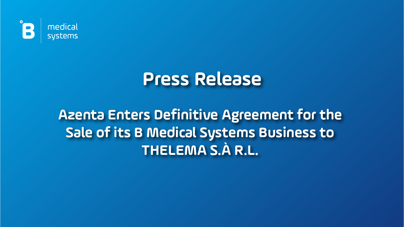 Azenta Enters Definitive Agreement for the Sale of its B Medical ...